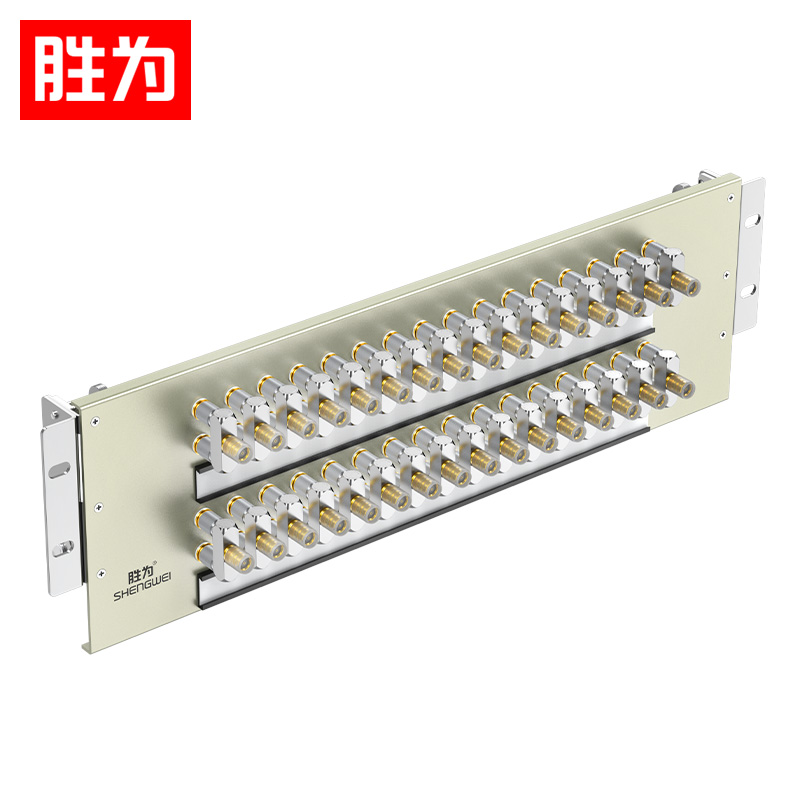 胜为SWCDDF16A 16系统DDF数字配线架19英寸 西门子端子单元板含16口三通头 2M两兆E1同轴电缆接头终端连接器 - ODF光纤 ...