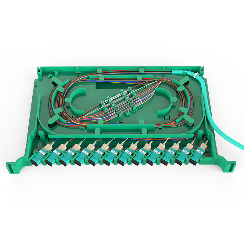 12芯SC多模万兆OM3满配19英寸机架式ODF光纤配线架 - ODF光纤配线架 - 北京睿创胜为科技有限公司